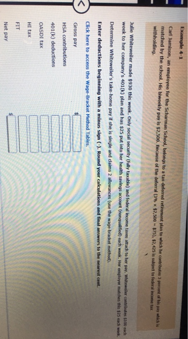 Carl Jamison, an employee for the Scharman School be | Chegg.com