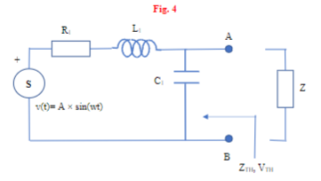 Solved Fig. 4Reference to circuit of Fig.4 (with a voltage | Chegg.com