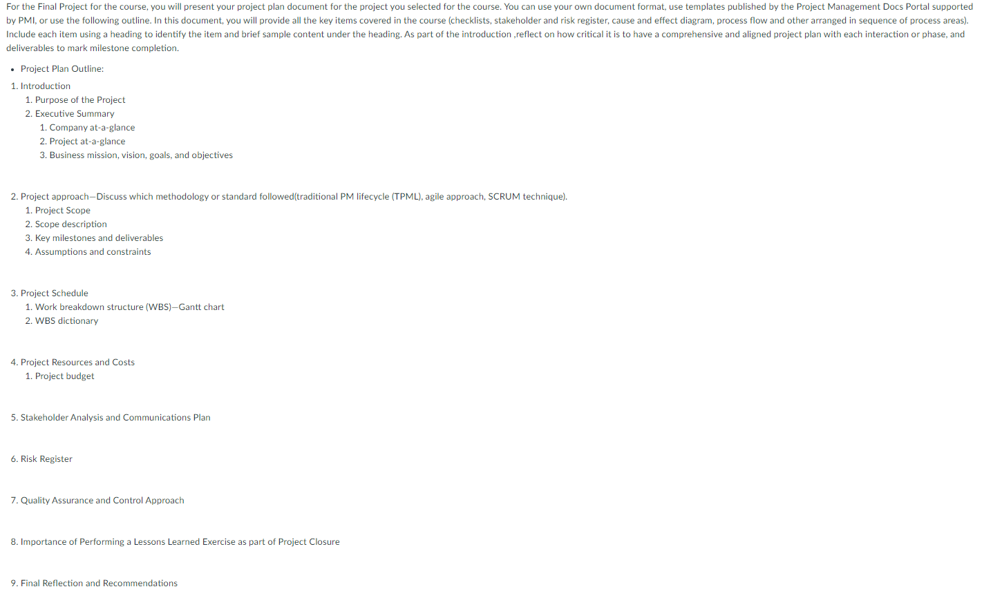 Solved deliverables to mark milestone completion. - Project | Chegg.com