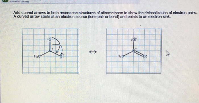 Solved Add curved arrows to both resonance structures of | Chegg.com