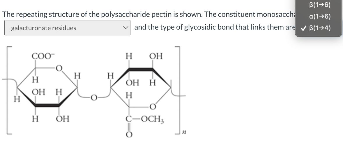 Solved The residues of the chondroitin sulfatedisaccharide | Chegg.com