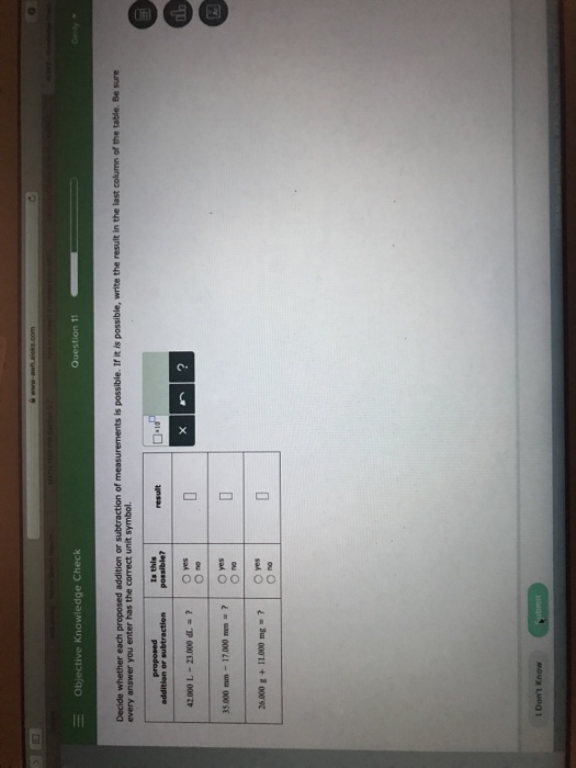 Solved Objective Knowledge Check Question 11 Decide whether | Chegg.com