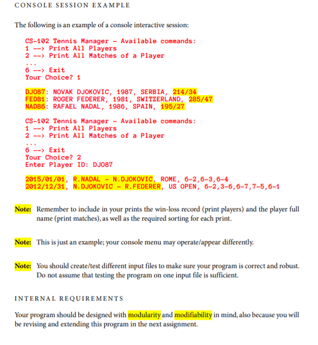 Solved INPUT FILE FORMAT Your program will accept 1 argument | Chegg.com