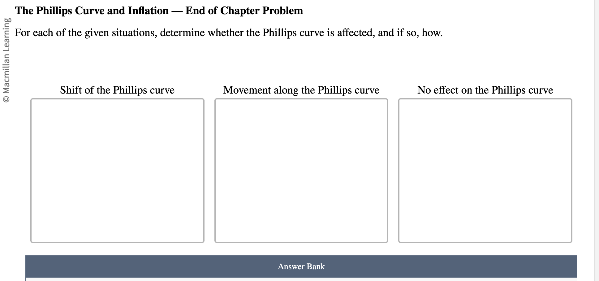 Solved The Phillips Curve and Inflation — ﻿End of Chapter | Chegg.com