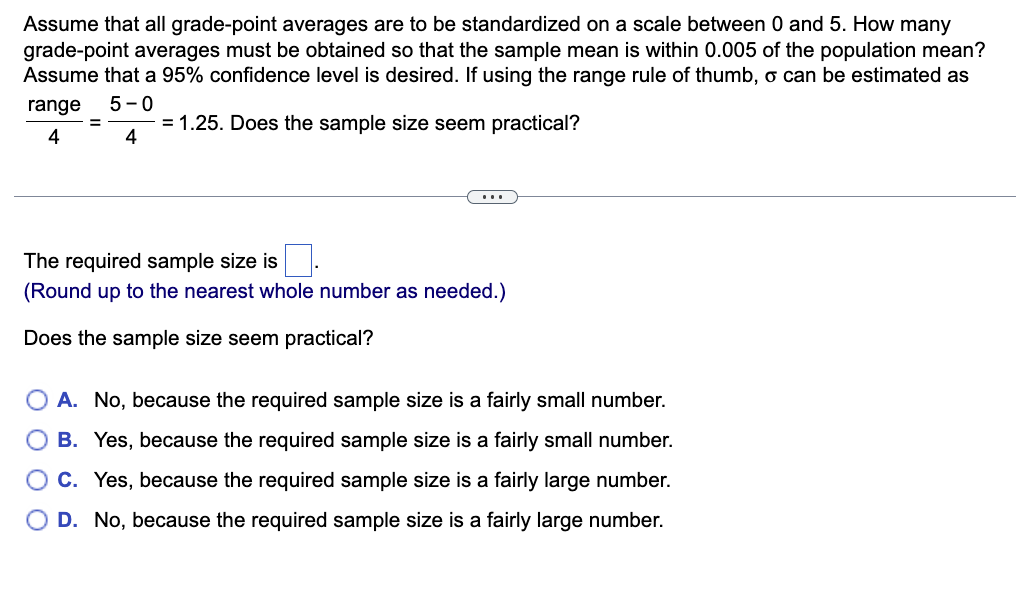 Solved Assume that all grade-point averages are to be | Chegg.com