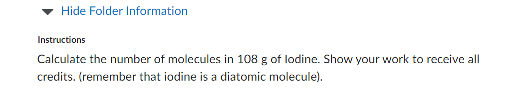Solved Hide Folder Information Instructions Calculate the | Chegg.com