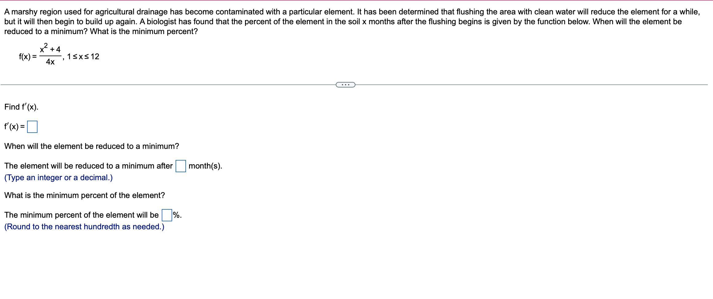 reduced to a minimum? What is the minimum | Chegg.com