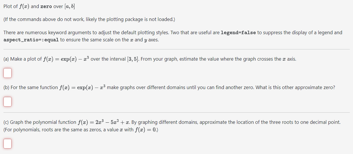 Solved Plotting with Plots and MTH229 We use the Plots | Chegg.com