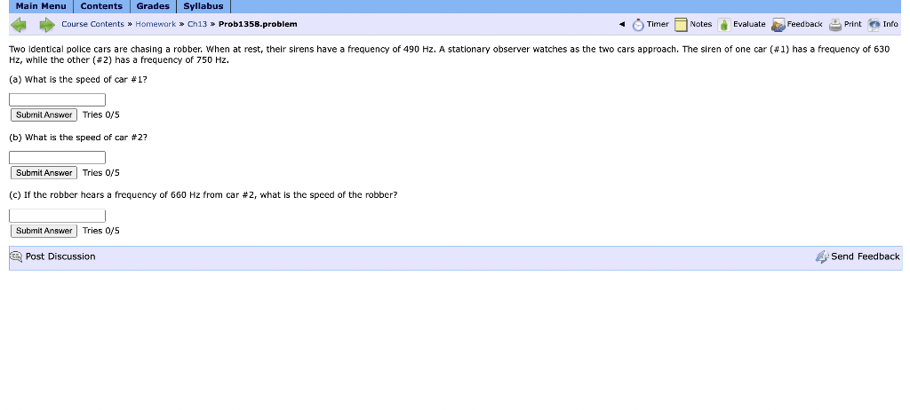 Solved Main Menu Contents Grades Syllabus Course Contents >> | Chegg.com