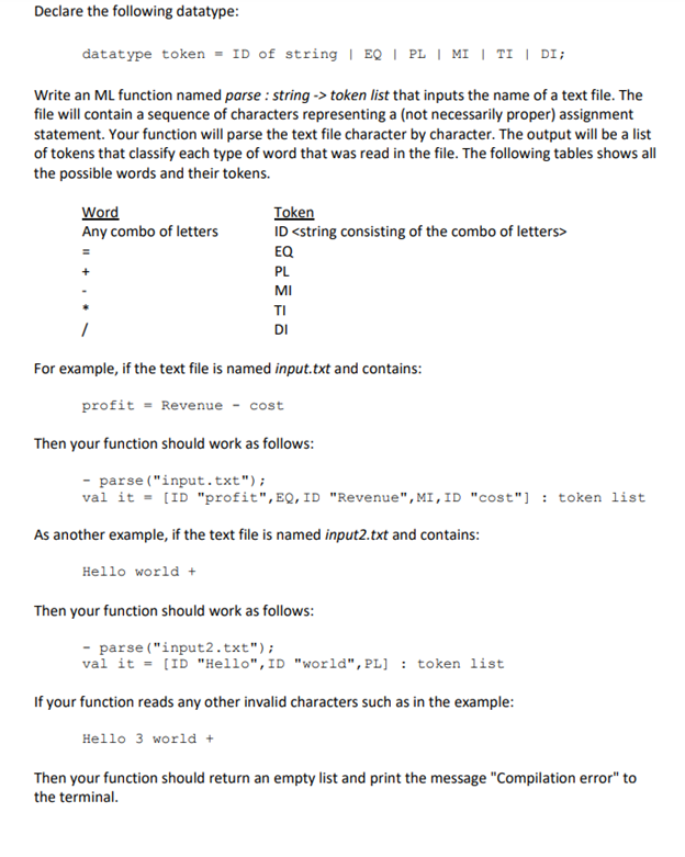 Solved Why Does this SML code not work? and what is the | Chegg.com