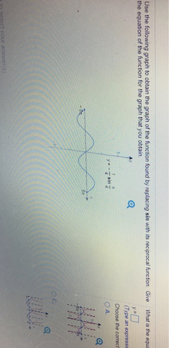 Solved Use the following graph to obtain the graph of the | Chegg.com