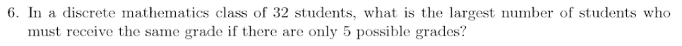 Solved In a Discrete mathematics class of 32 students, what | Chegg.com
