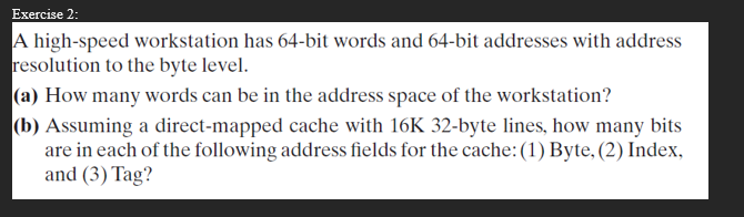 Solved A high-speed workstation has 64 -bit words and 64 | Chegg.com