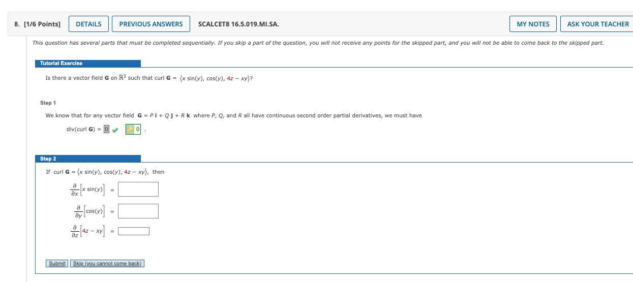 Solved Is there a vector field G on R3 such that curl | Chegg.com