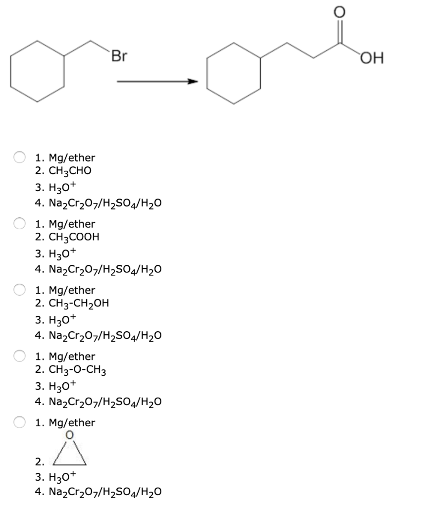 Solved Provide the necessary reagents in order to obtain the | Chegg.com