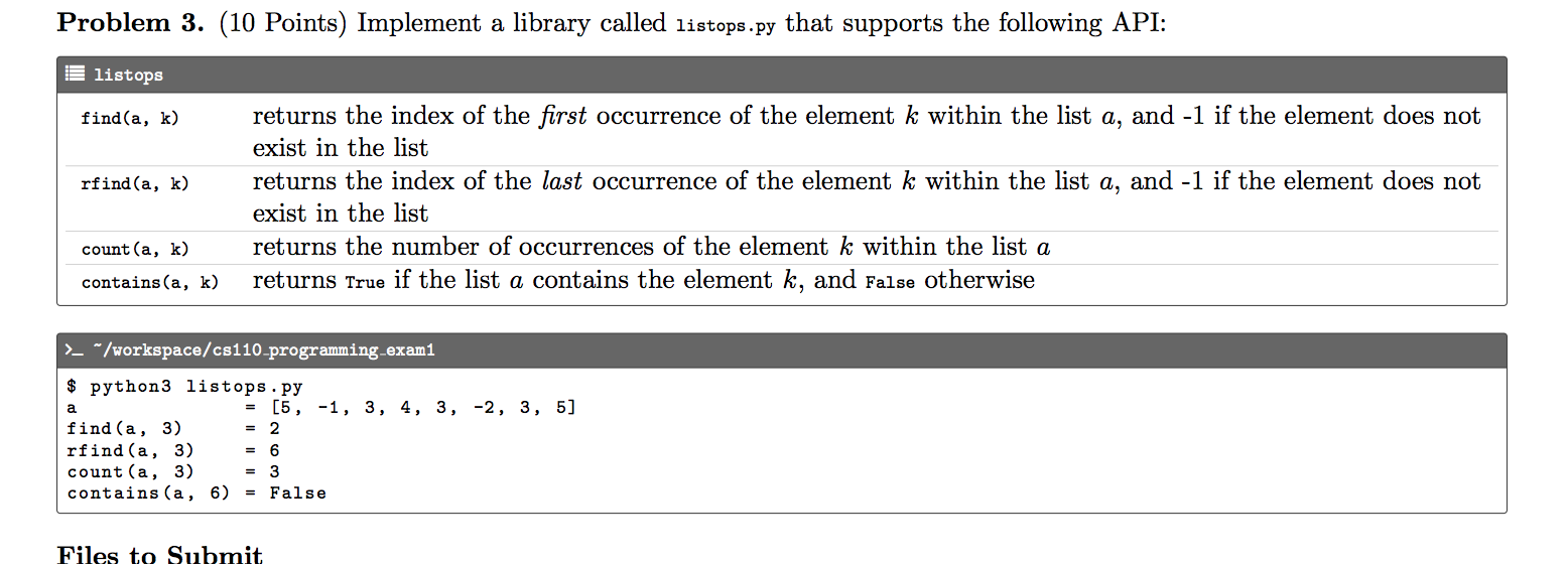 Solved Problem 3 10 Points Implement A Library Called 