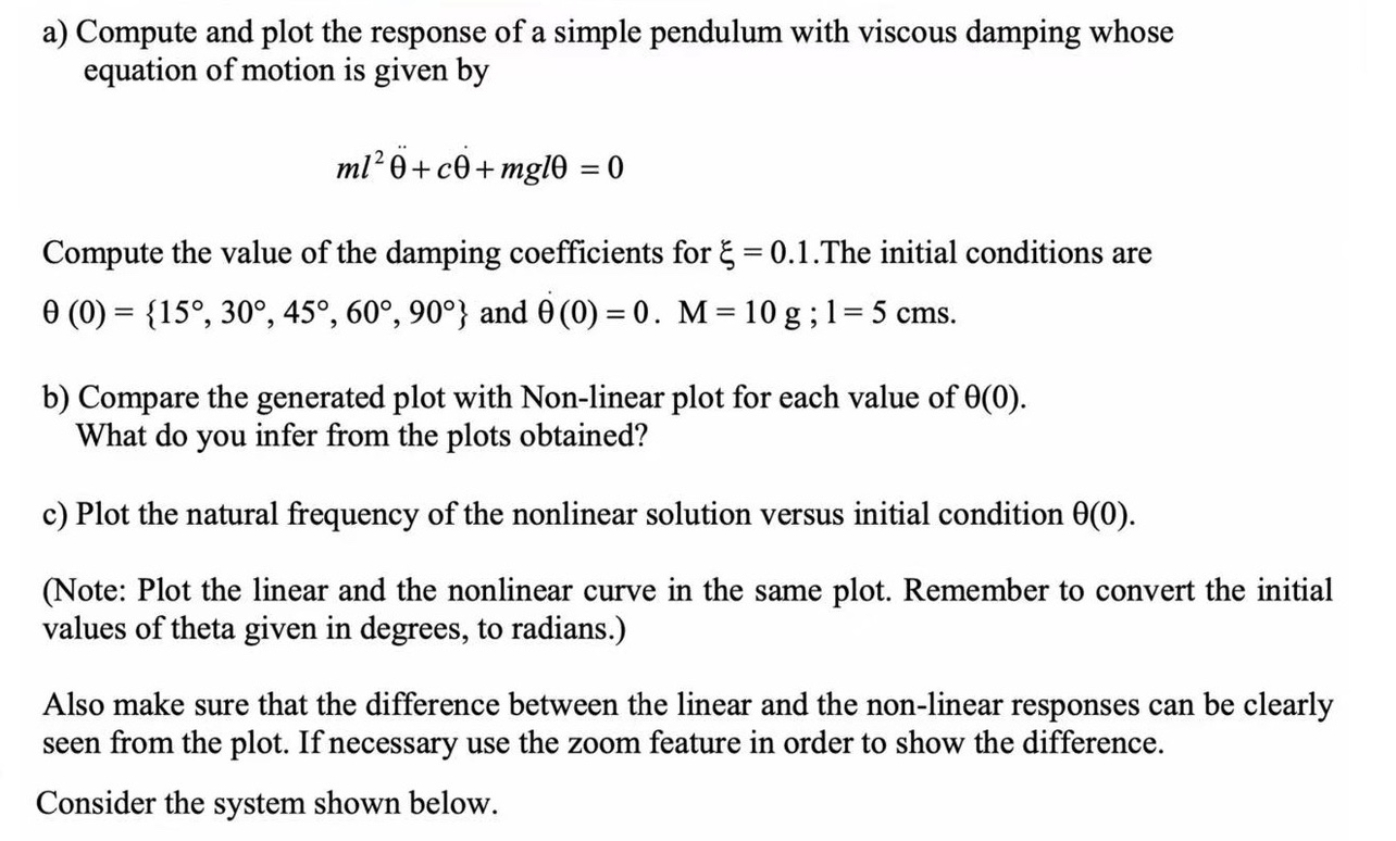 Solved Please use matlab code to complete all the required | Chegg.com