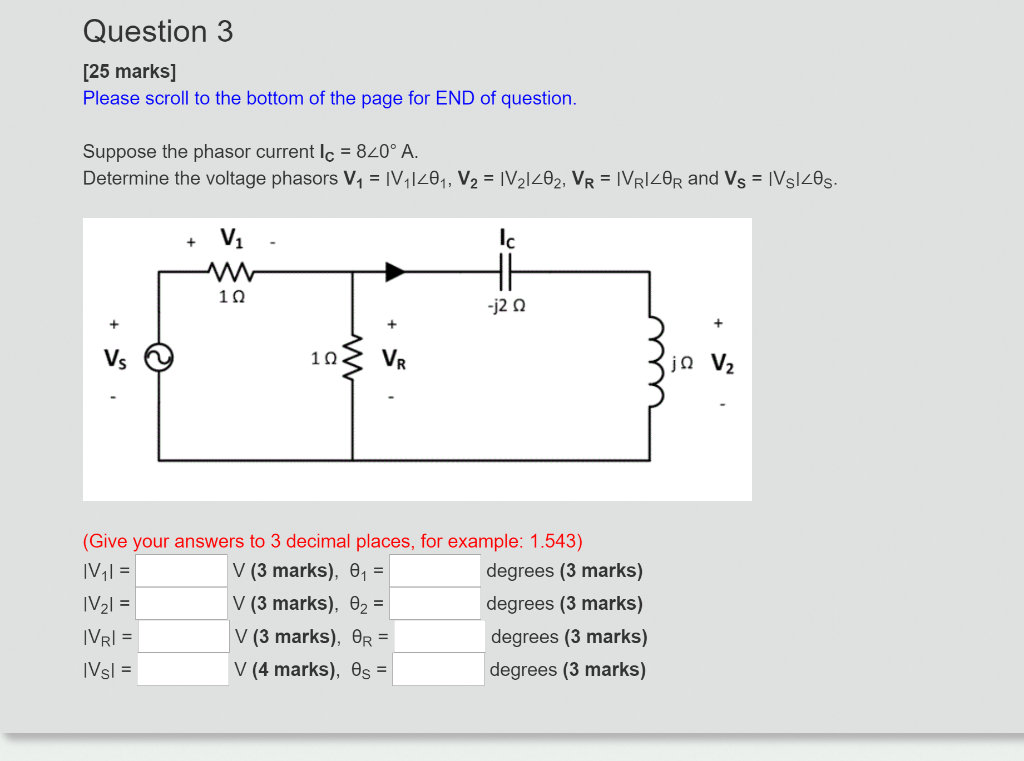 Solved Question 3 [25 marks] Please scroll to the bottom of | Chegg.com