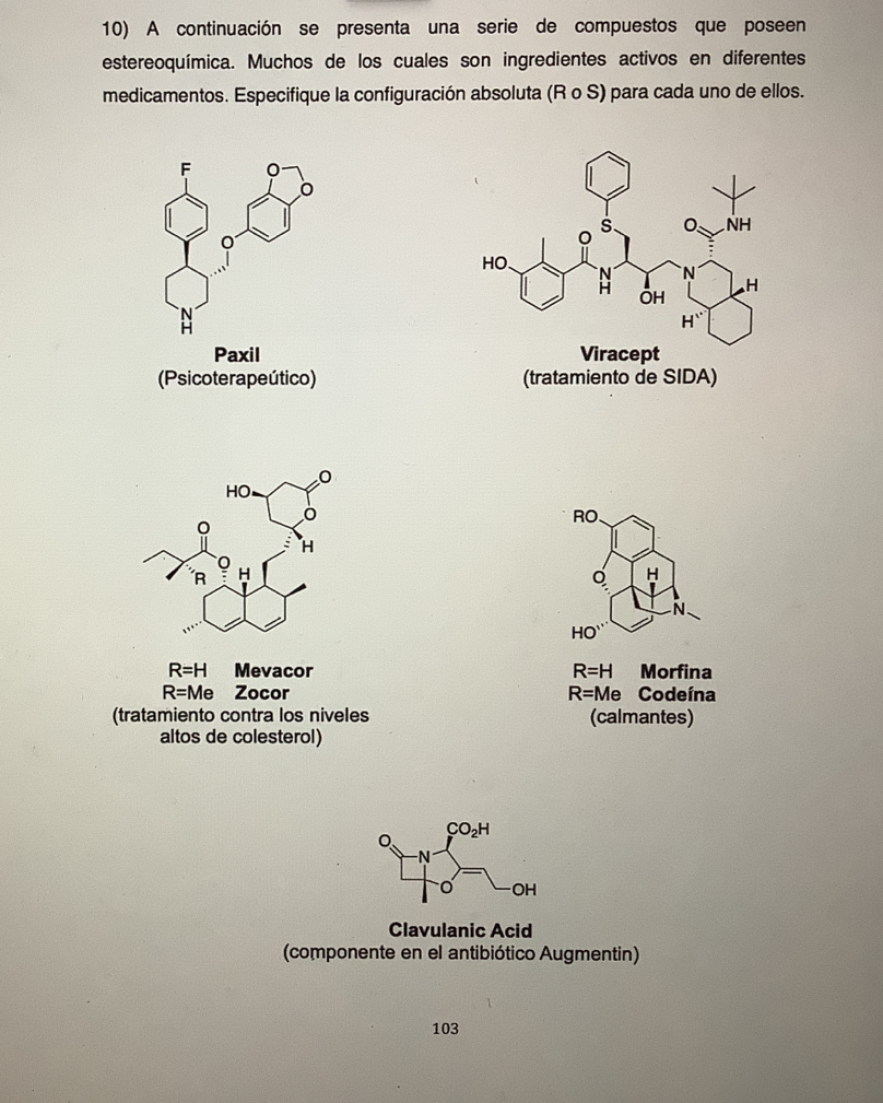 what is the absolute configuration (R or S) of the | Chegg.com