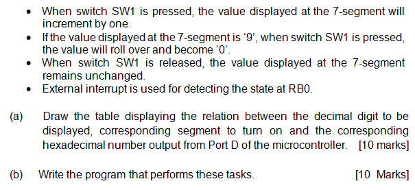 Solved Question 2 (20 marks) A PIC18F4550 microcontroller | Chegg.com