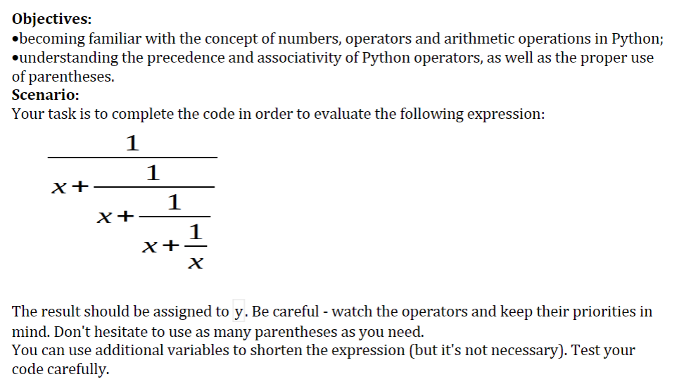 Solved Objectives: -becoming familiar with the concept of | Chegg.com