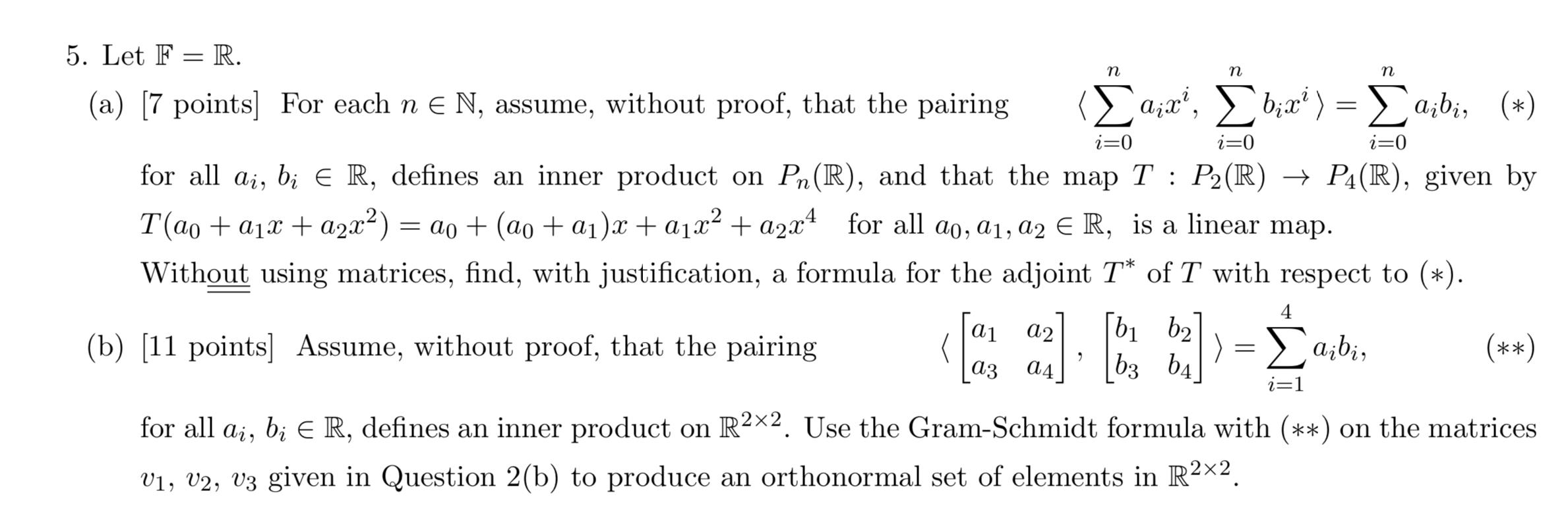 Solved -1 1 In each case, provide a proof or a | Chegg.com