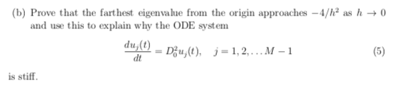 Solved Consider the standard second order finite difference | Chegg.com
