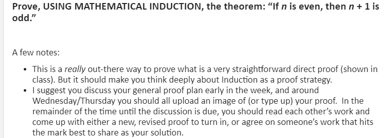 Solved Prove, USING MATHEMATICAL INDUCTION, the theorem: “If | Chegg.com