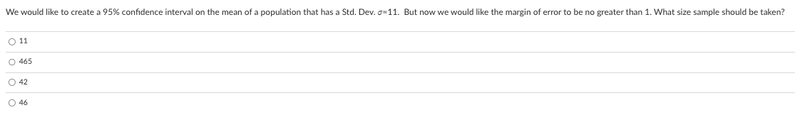 Solved \begin{tabular}{c} 11 \\ \hline 465 \\ \hline 42 \\ | Chegg.com