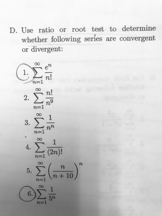 Solved C. Use integral test to determine whether following | Chegg.com