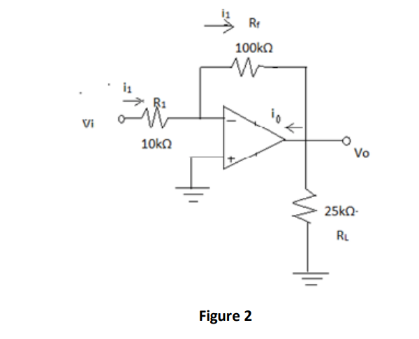 Solved - Figure 2 show an amplifier circuit. In R1=10kΩ, | Chegg.com