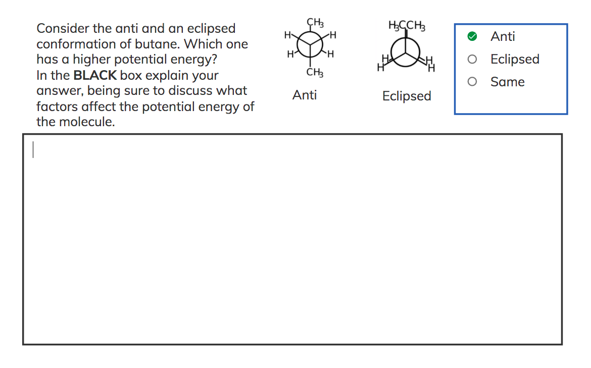 Solved Consider the anti and an eclipsed conformation of | Chegg.com