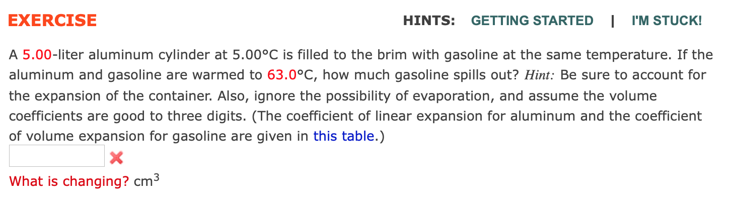 Solved EXERCISE HINTS: GETTING STARTED | I'M STUCK! A | Chegg.com
