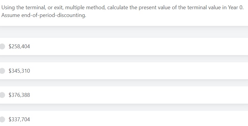 Solved Using the terminal, or exit, multiple method, | Chegg.com