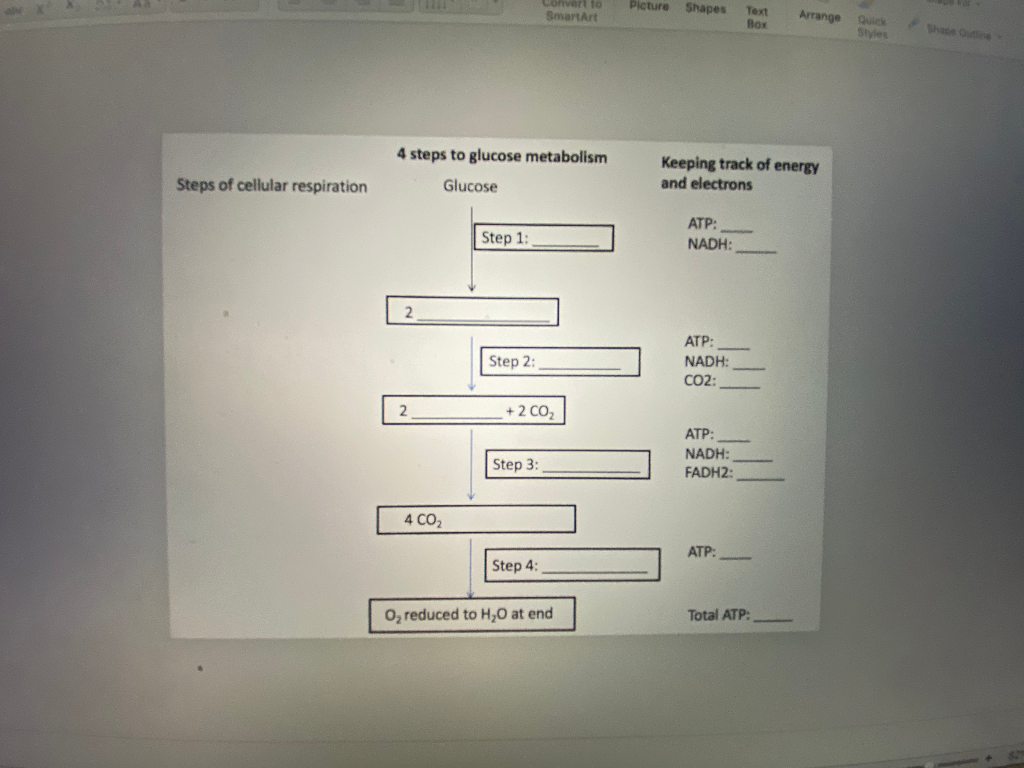 Solved Convert SmartArt Picture Shapes Text Box Arrange | Chegg.com