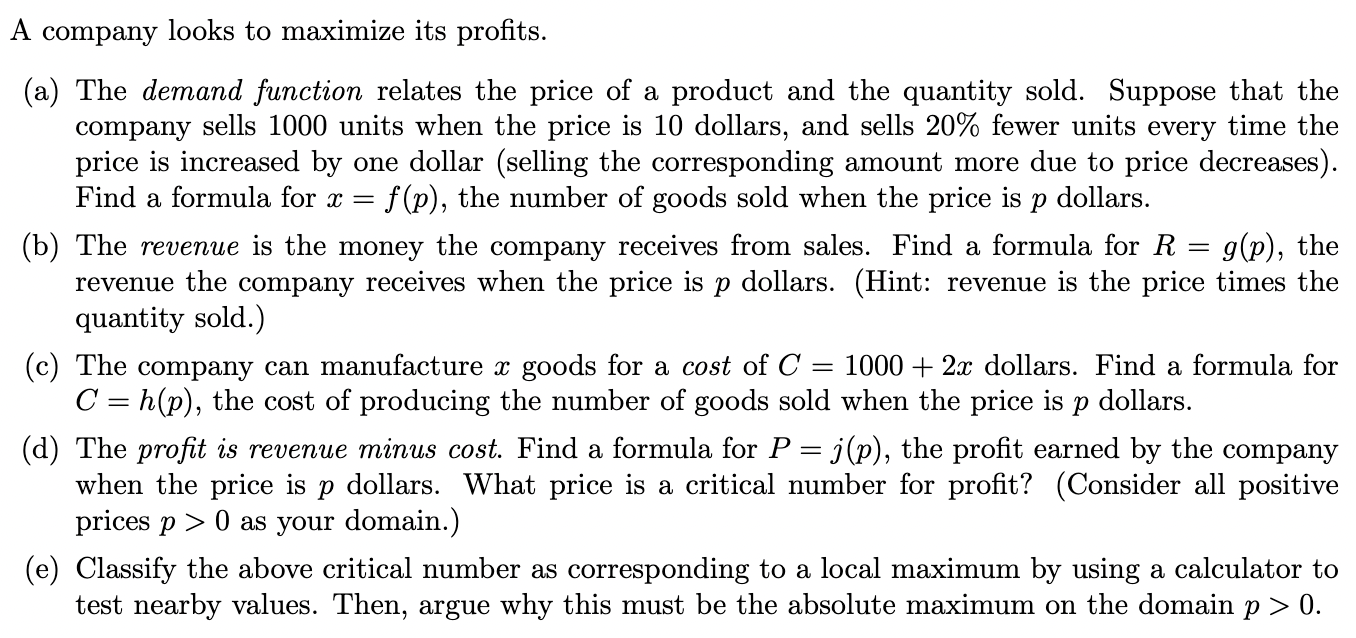 Solved How do you solve for part (a) ﻿and part (d)? | Chegg.com