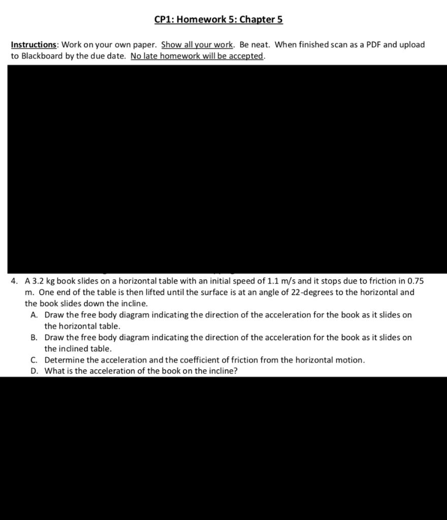 Solved CP1: Homework 5: Chapter 5 Instructions: Work on your | Chegg.com