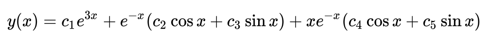 Solved odernary homogenous equation: | Chegg.com