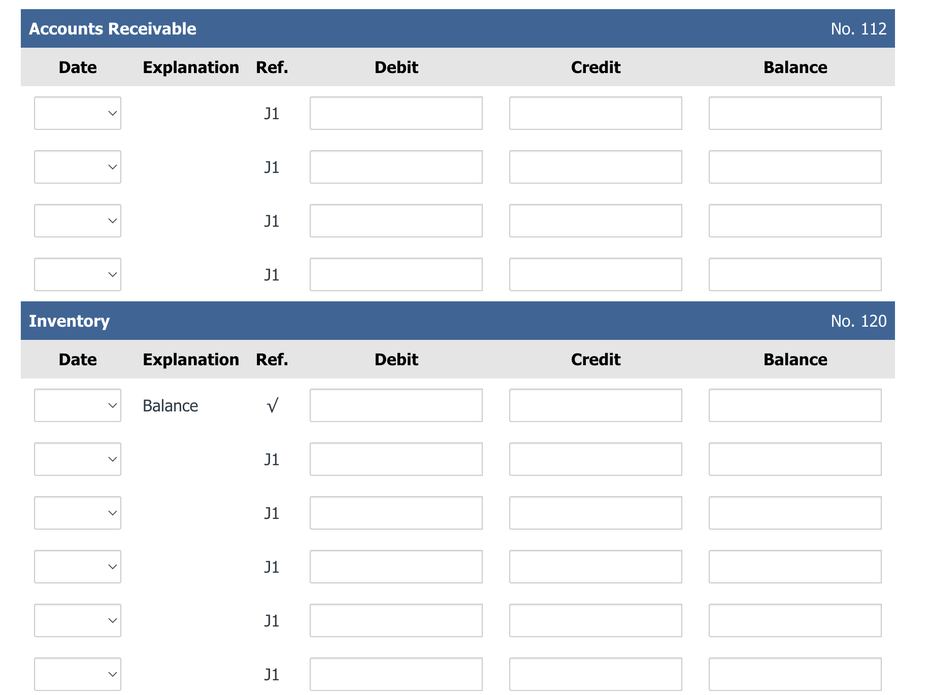 Solved Enter the beginning balances in the ledger accounts | Chegg.com