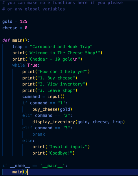 Solved the following is my code for a file: | Chegg.com