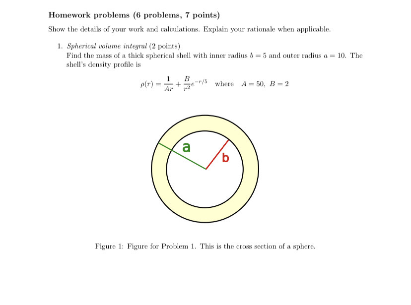Solved Homework problems (6 problems, 7 points) Show the | Chegg.com