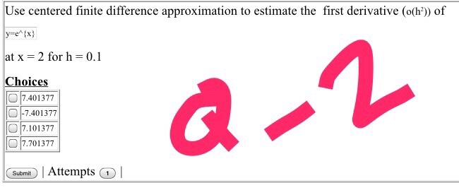 Solved Compute forward and backward difference | Chegg.com