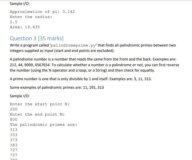 Solved This Assignment Involves Constructing Python Programs 