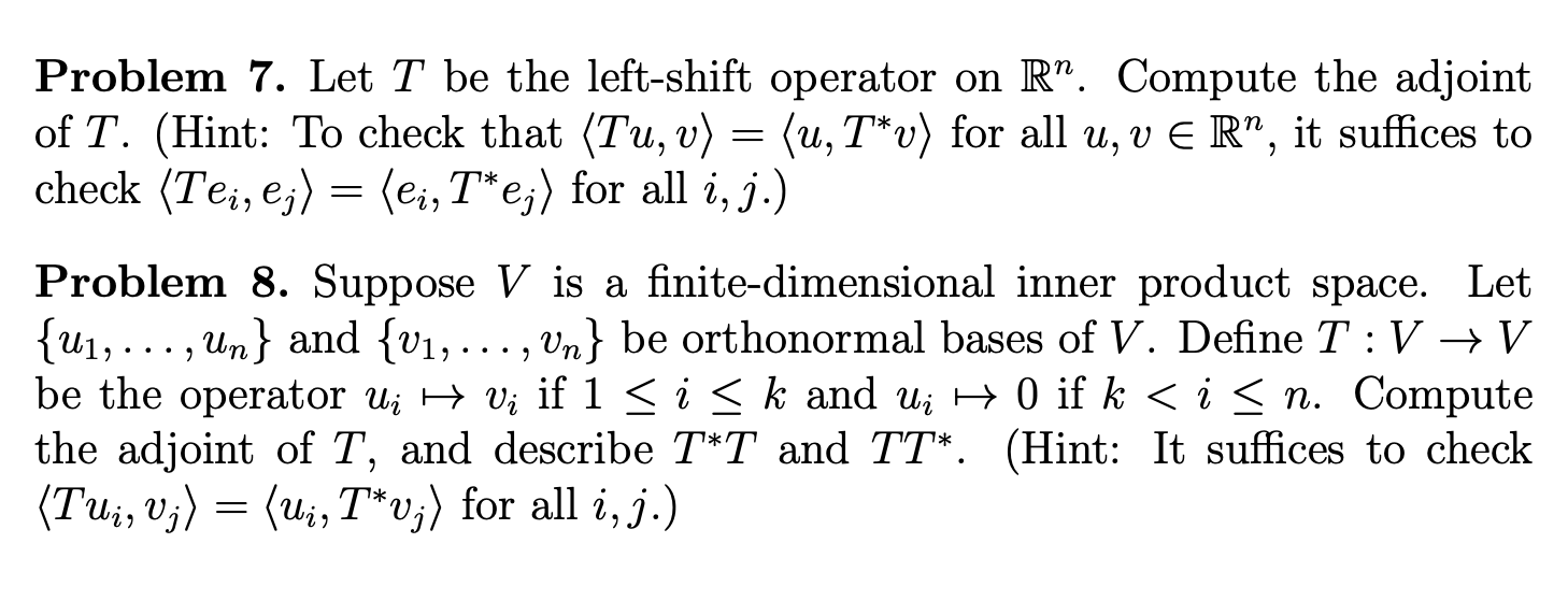 Solved Problem 6. Suppose P is an endomorphism on a | Chegg.com