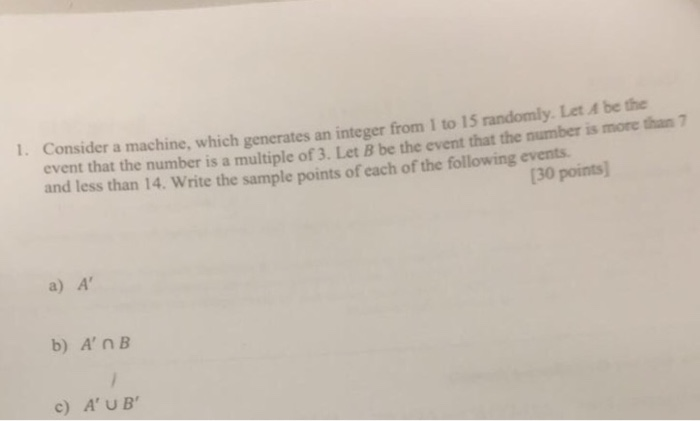 Solved onsider a machine, which generates an integer from I | Chegg.com Solved onsider a machine, which generates an integer from I | Chegg.com