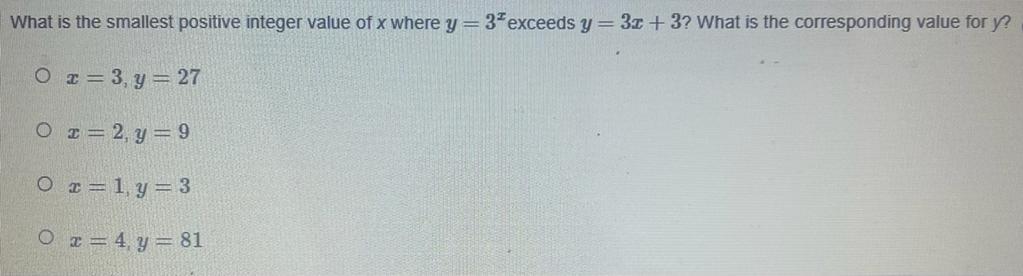 Solved What Is The Smallest Positive Integer Value Of X 