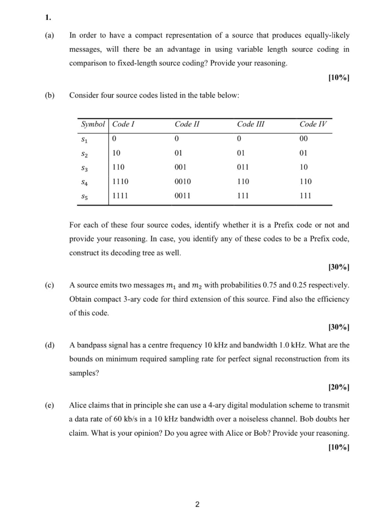 Solved 1. (a) In order to have a compact representation of a | Chegg.com