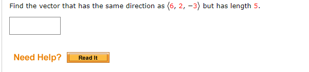 Solved Find the vector that has the same direction as | Chegg.com