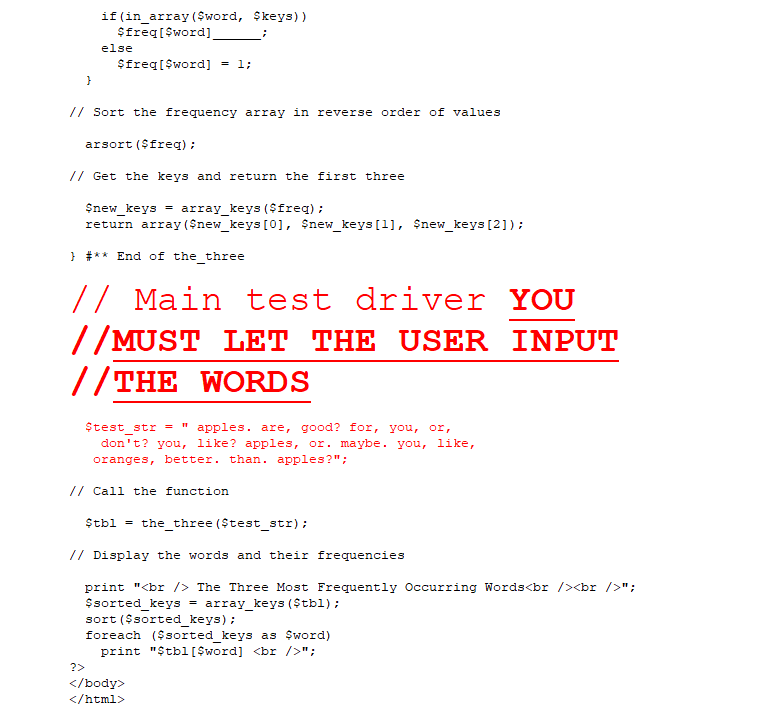 Solved CAN YOU PLEASE DO USER INPUT, I'VE REQUESTED THIS 3 | Chegg.com