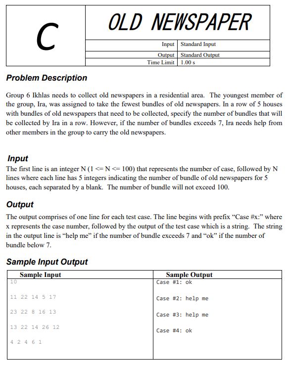Solved Problem Description Group 6 Ikhlas needs to collect | Chegg.com